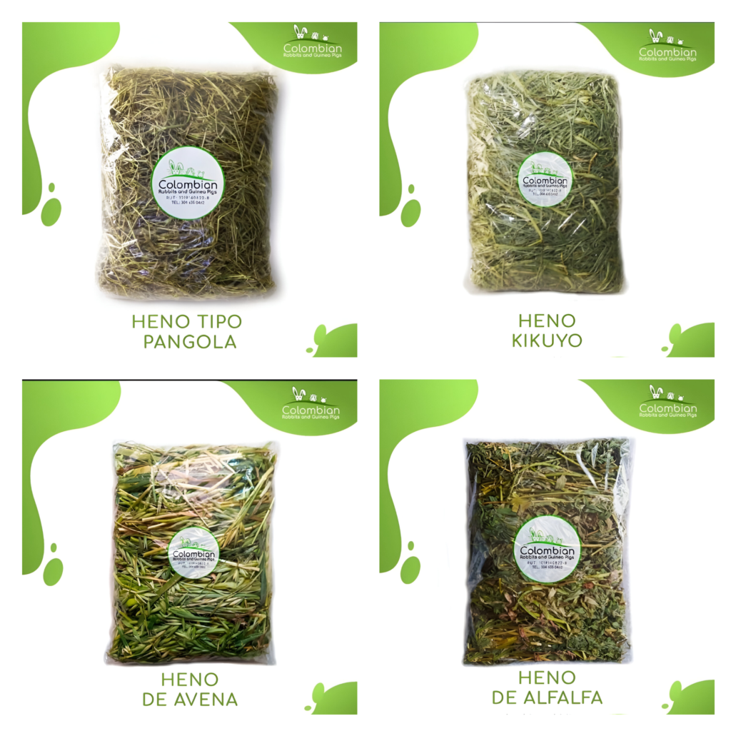 Henos Para Conejos, Cobayos, Chichillas Y Hurones.